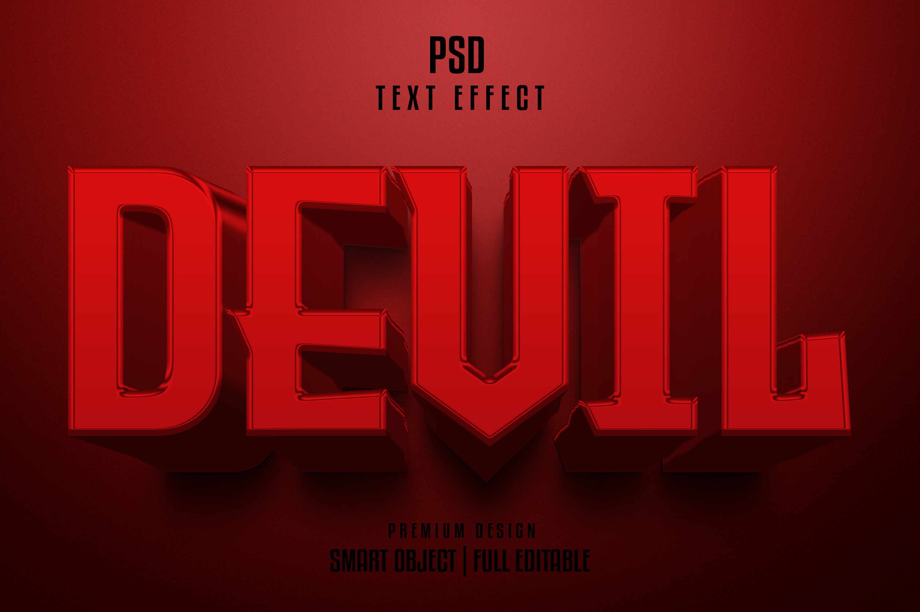 Devil 3d text effect psd, a Layer Style Add-On by himelgfx
