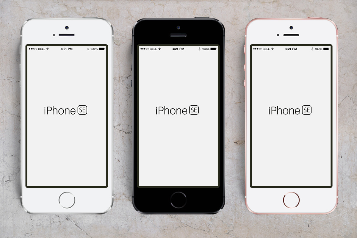 iPhone SE PSD • Mockup all-in-one, an iPhone Mockup by arcangelofiore