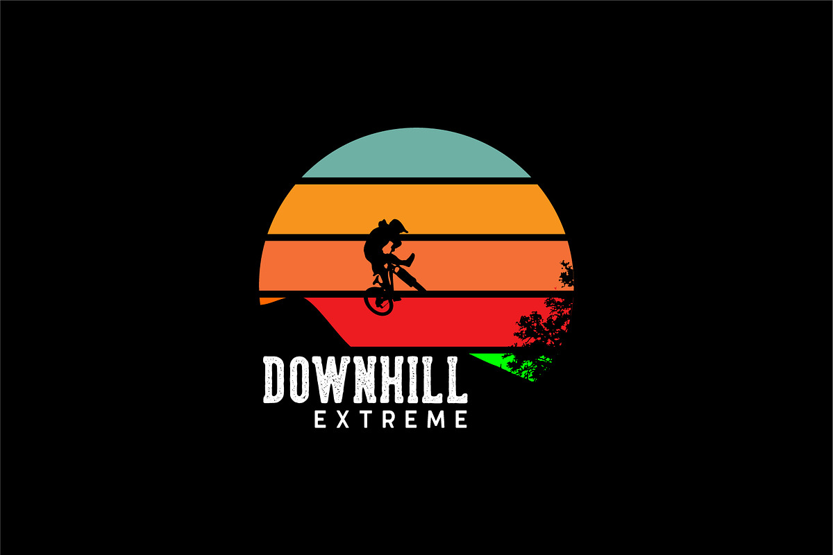 Extreme Downhill Logo Design, a Branding & Logo Template by tmts