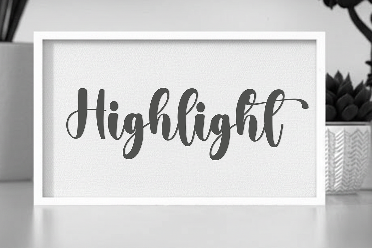 Playlist, a Handwritten Font by FreshTypeINK