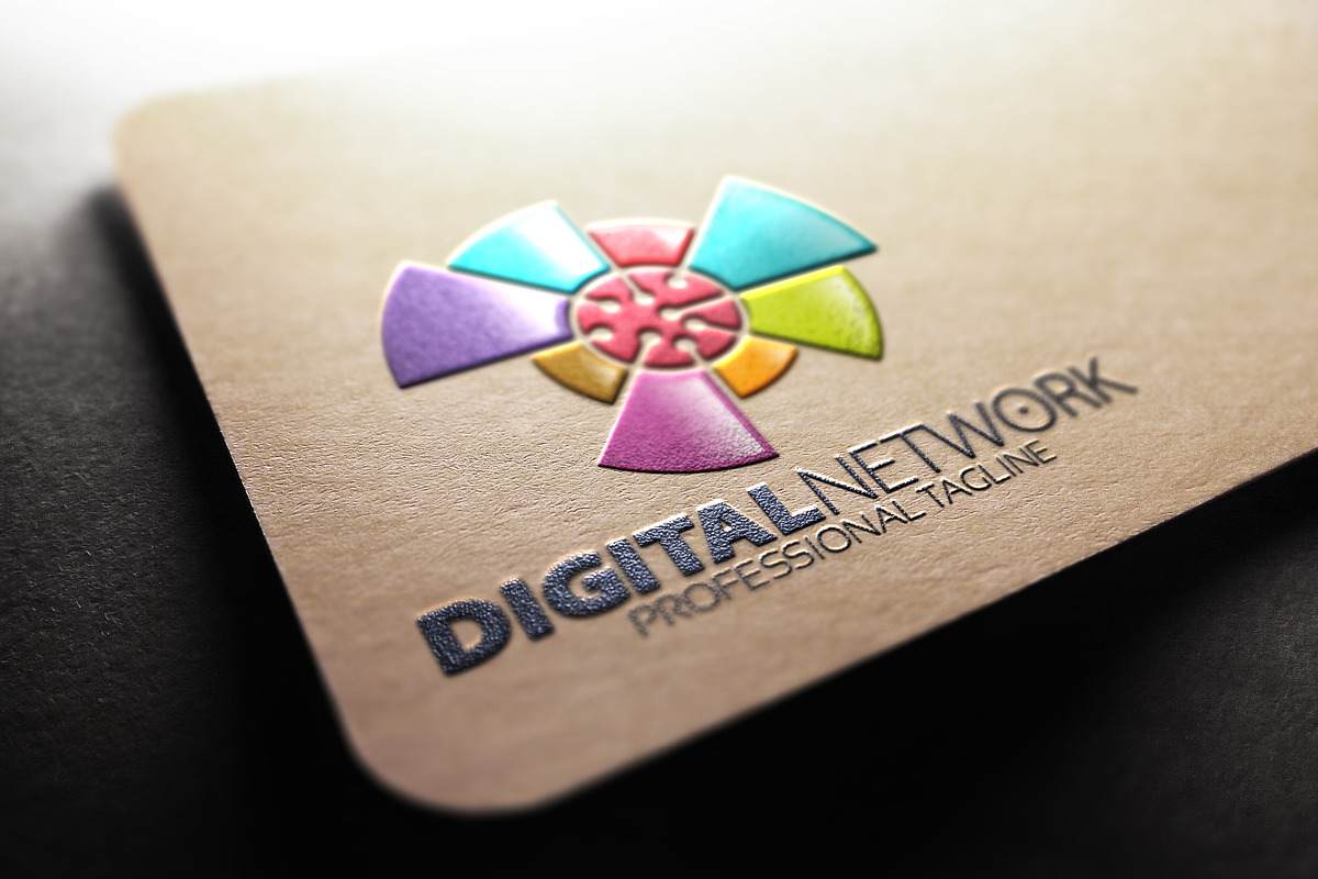 Digital Network Logo, a Branding & Logo Template by essegraphic