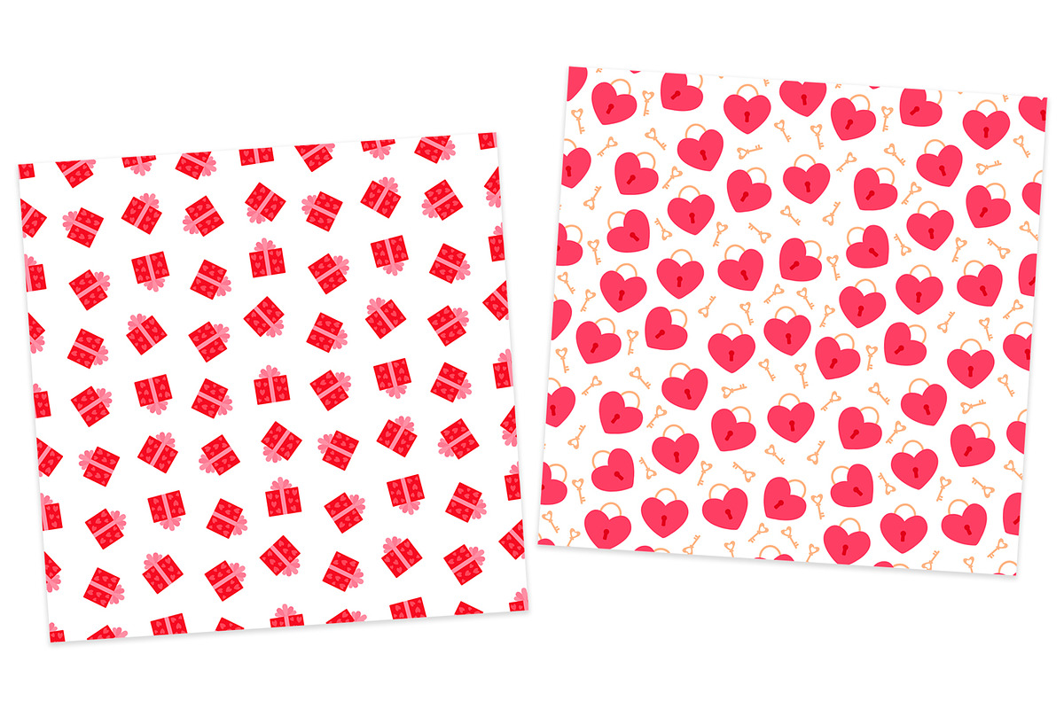 Valentine's pattern. Hearts pattern, a Pattern Graphic by IrinaShishkova