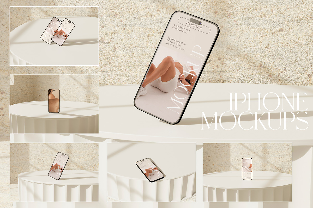 DEVICE MOCKUPS Macbook iPad iPhone, a Device Mockup by yuliyuri.studio