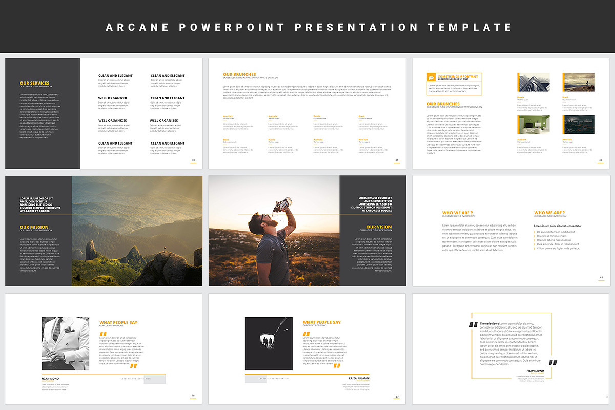 Arcane Powerpoint Presentation, a Presentation Template by ThemeDevisers