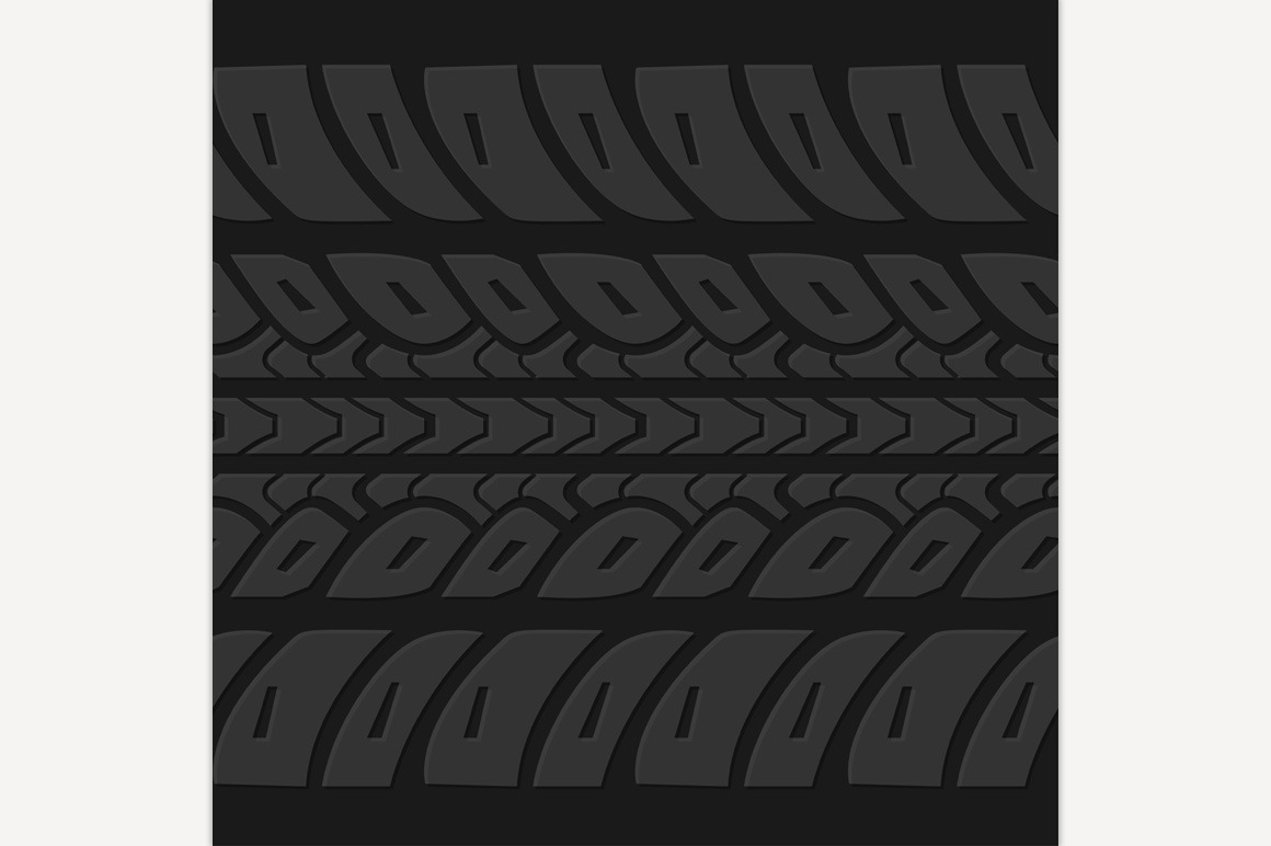 Seamless Tire Pattern, a Pattern Graphic by Anna's Shop