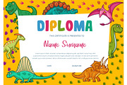 Kids diploma certificate, an Animal Illustration by Buch&Bee