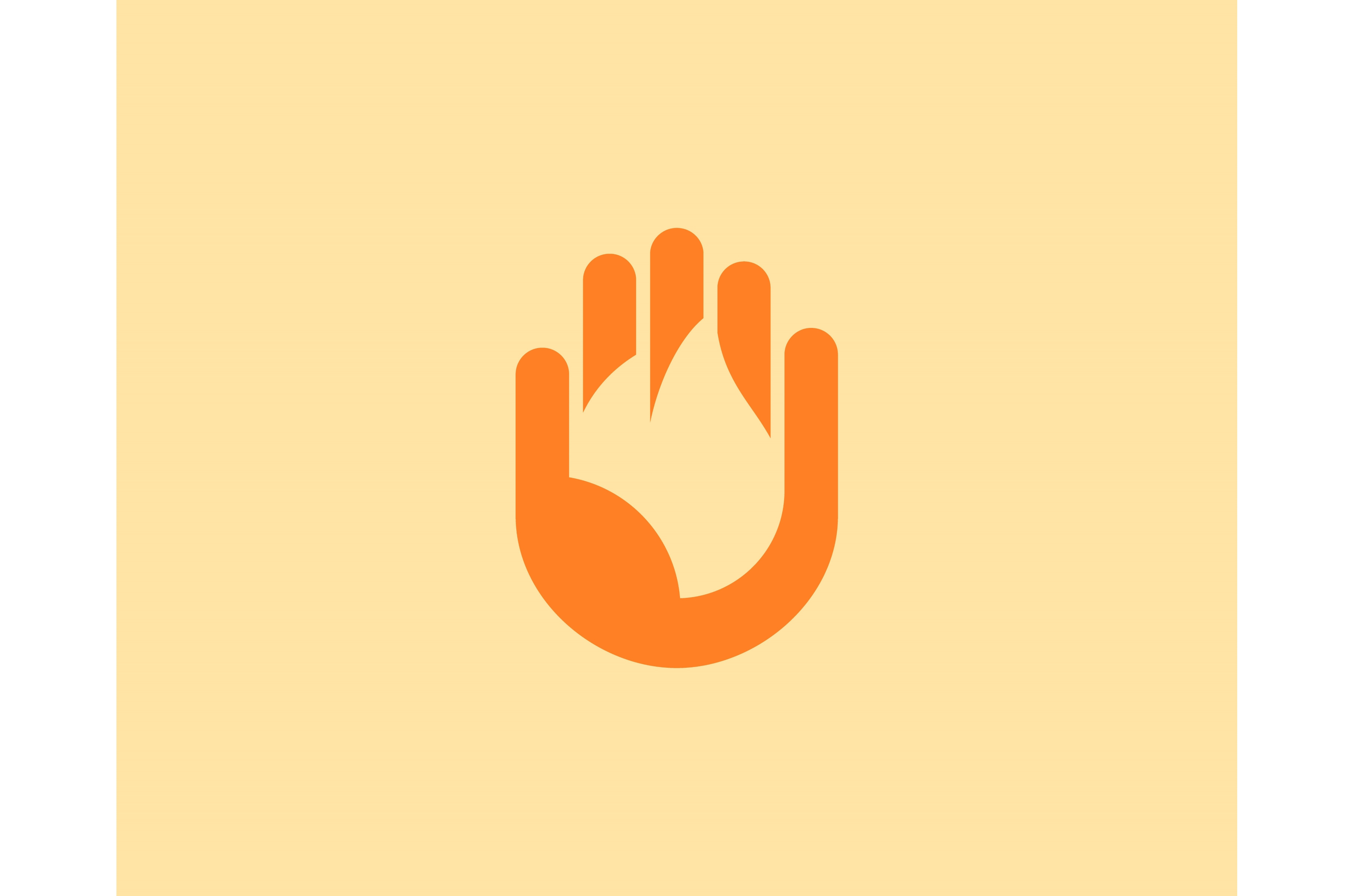 Abstract fire, flame in the hand | Branding & Logo Templates ~ Creative ...