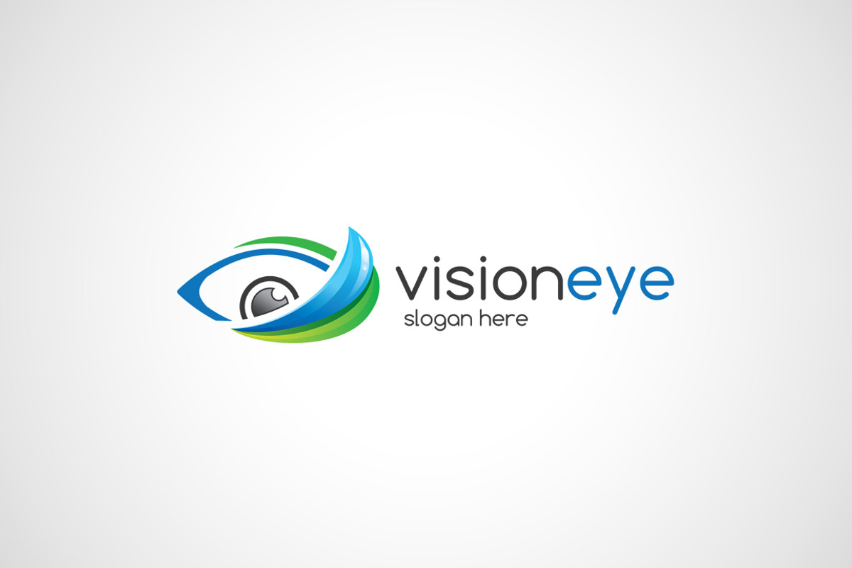 Vision Eye Logo Template, a Branding & Logo Template by dien96