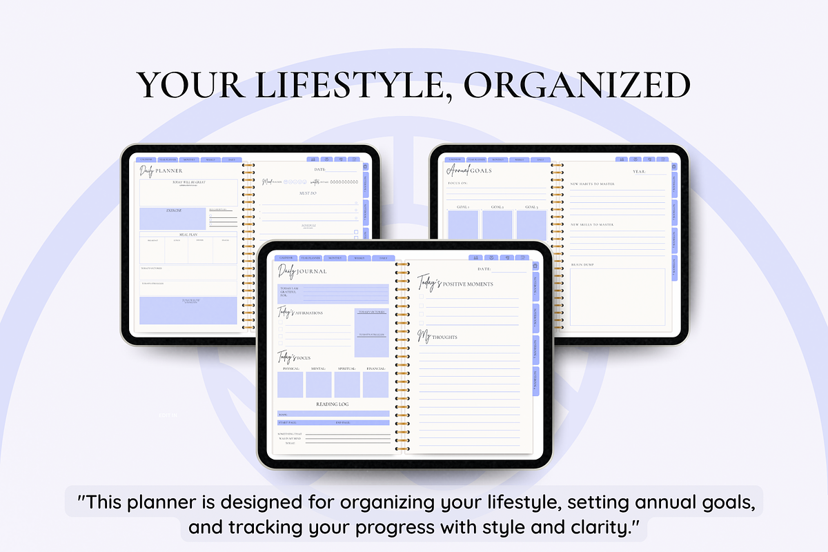 Undated Digital Planner