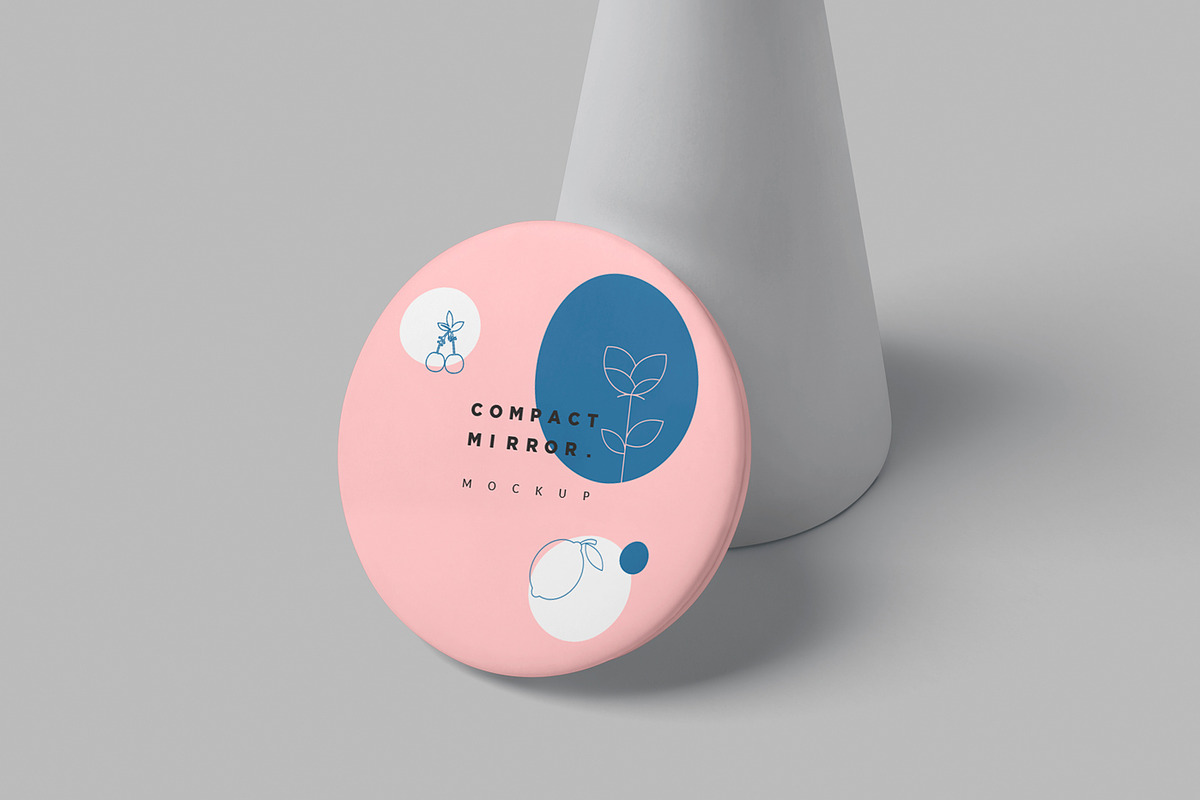 Compact Mirror Mockups, a Product Mockup by DesignNeutrons