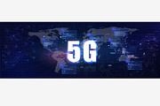 background for technology 5G, a Background Graphic by ZinetroN