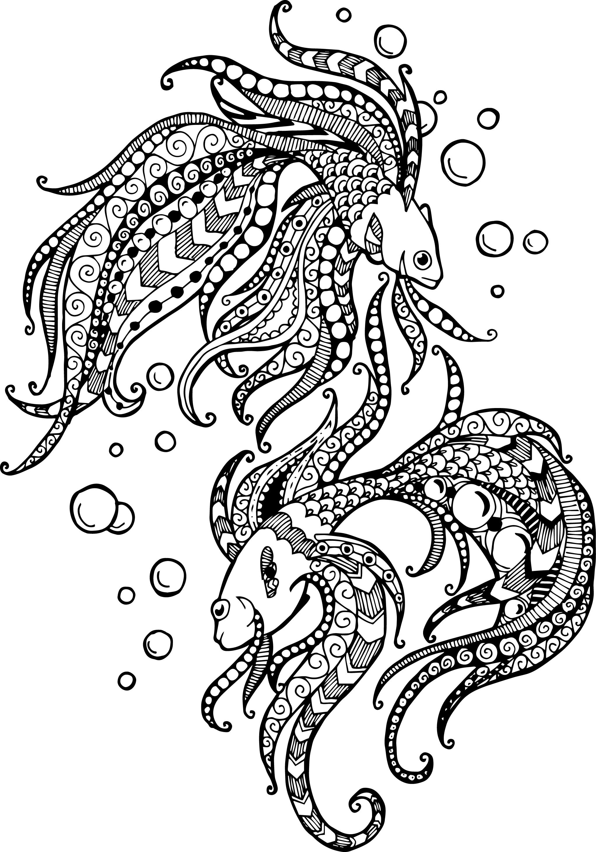 Dancing Fish, a Graphic by sadie.maughan | Creative Market