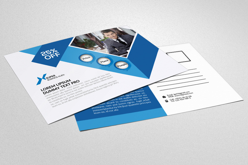 Management Consulting Postcard, a Card Template by Business Flyers