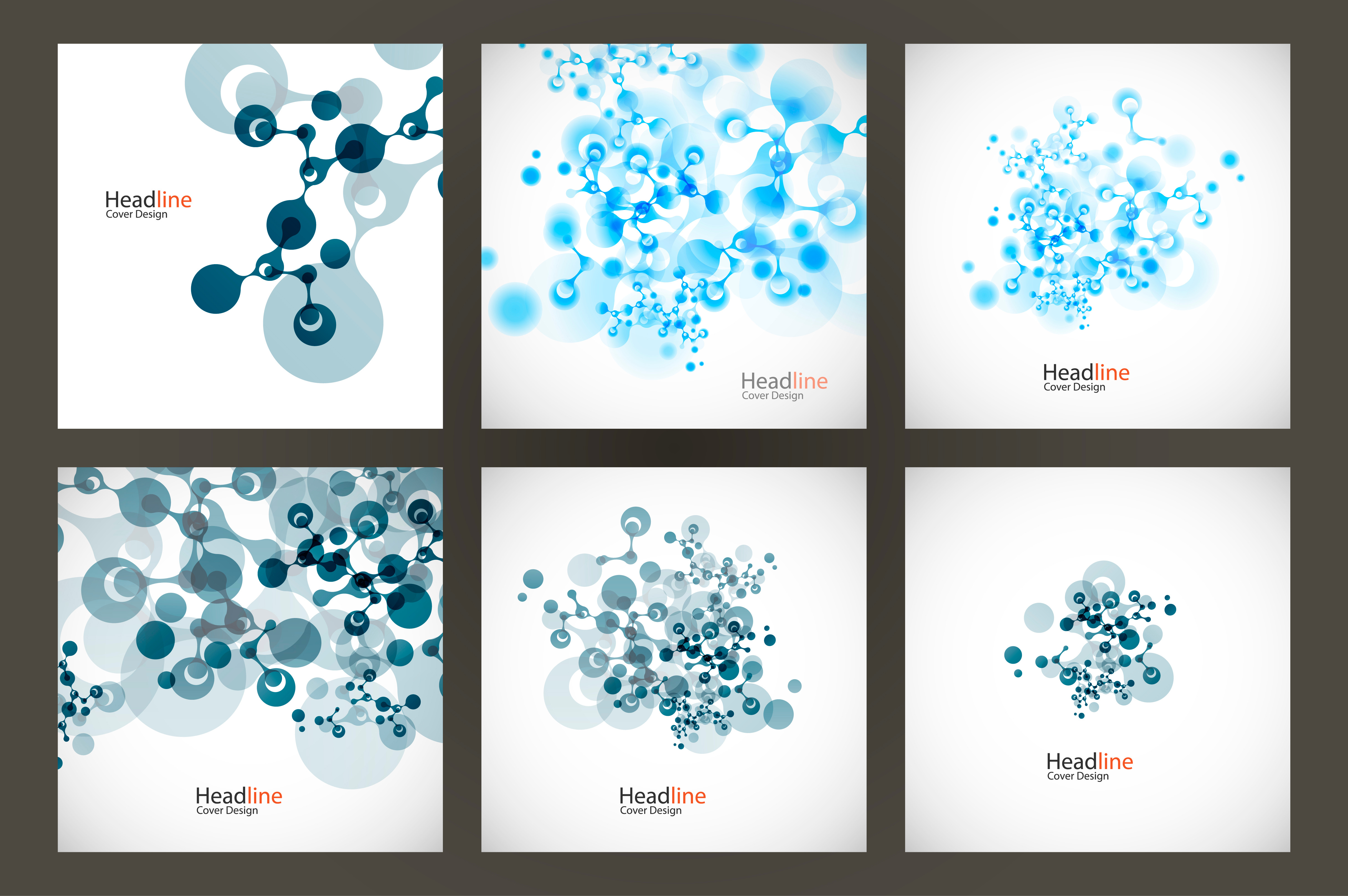 Vector network background Vol.2 | Card Templates ~ Creative Market