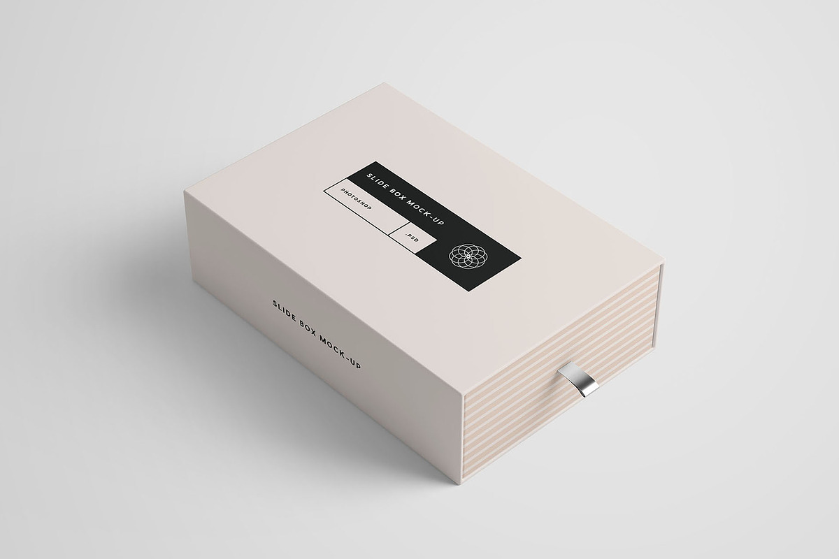 Rectangle Slide Box Mockup, a Packaging Mockup by Graphic Pear
