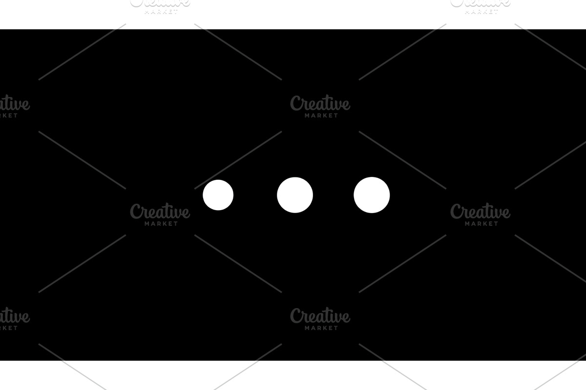 Three white dots blinking very fast, a Background Graphic by Media ...
