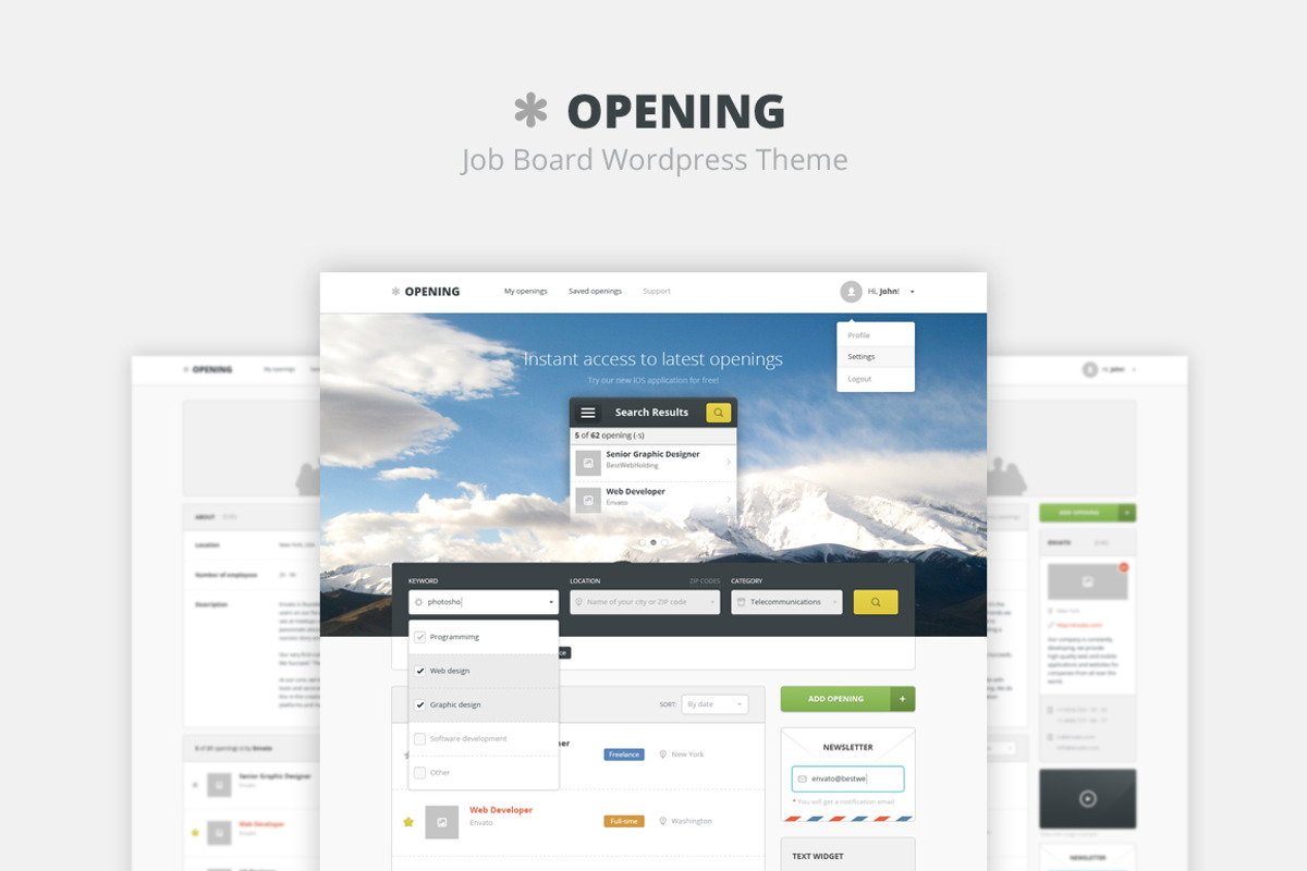 Opening - Job Board Wordpress Theme, a WordPress Template by bestwebsoft