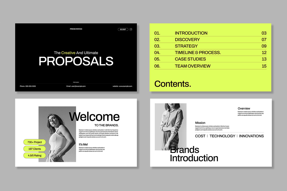 Brand Proposal Presentation Template