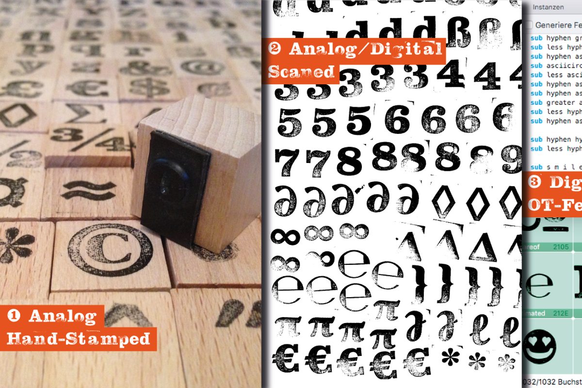 FONT | Hand Stamp Slab Serif Rough, a Slab Serif Font by Typo Graphic ...