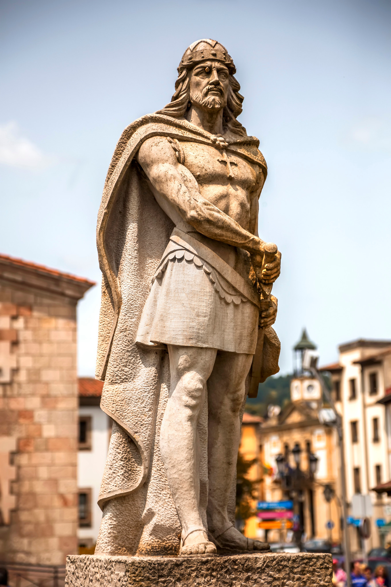 King Don Pelayo monument, Asturias, an Arts & Entertainment Photo by ...