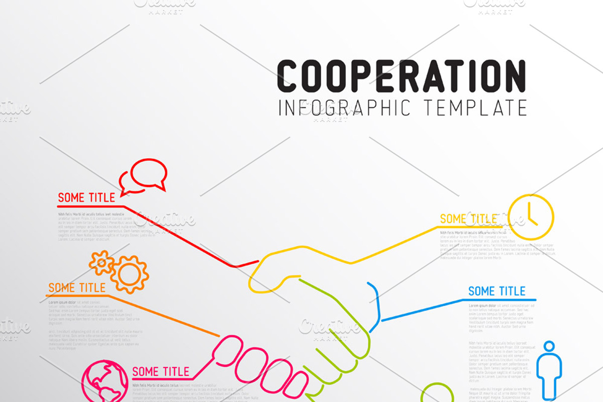 Cooperation Infographic Template, a Presentation Template by Orson
