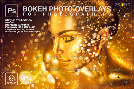 Bokeh Overlays, an Object Graphic by Mint Pixels