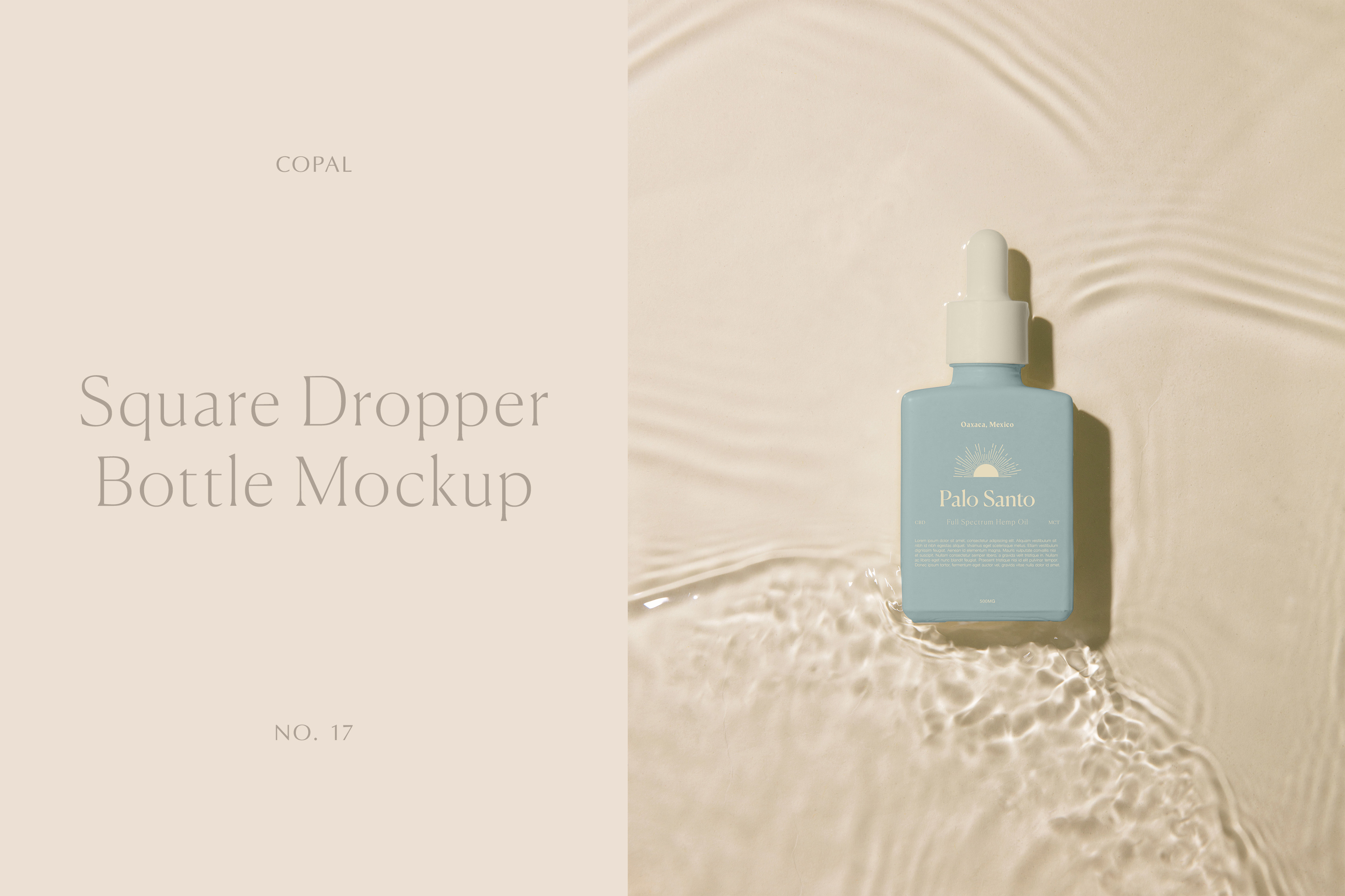 Square Dropper Bottle Mockup No. 17, a Packaging Mockup by Copal
