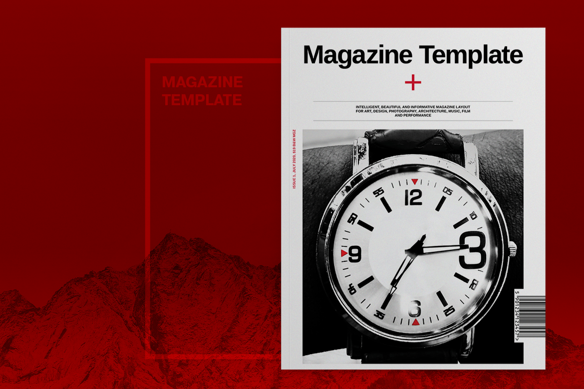 Swiss Style Magazine Template