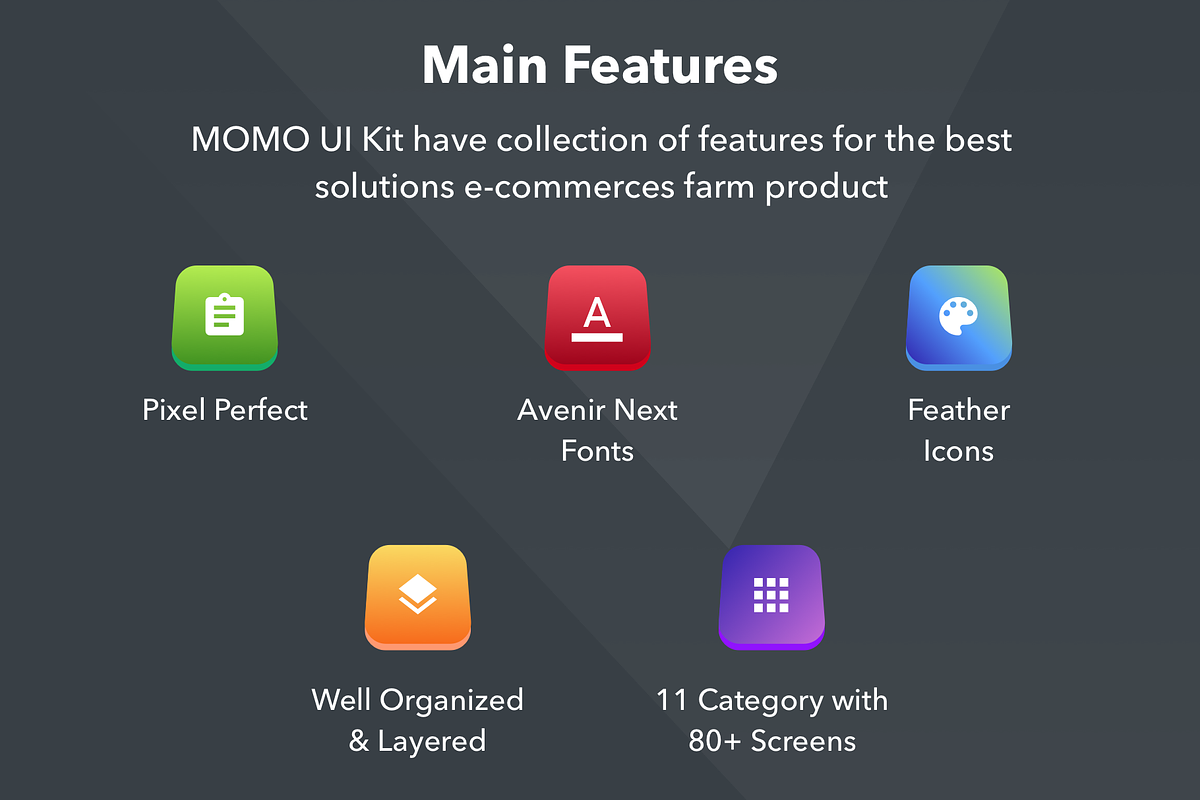 Momo UI Kit - Ecommerce for farming, an UI Kit Template by Mozza Shop UI