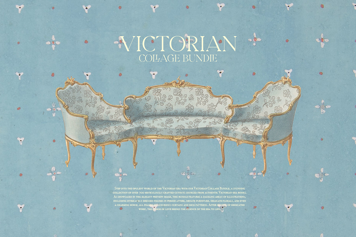 700+ Victorian Collage Bundle, an Object Graphic by Lilithcollageart
