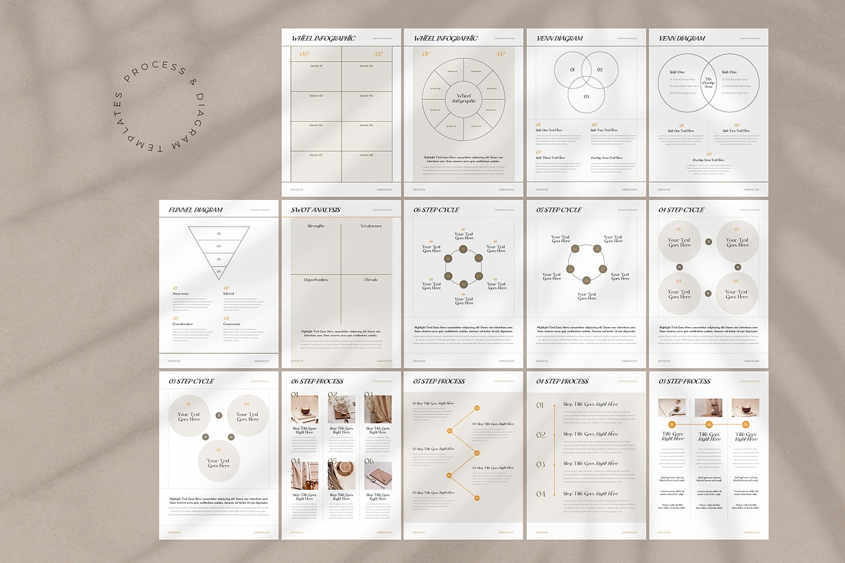 Aesthetic Workbook Templates CANVA, a Templates & Theme by AndrewPixel