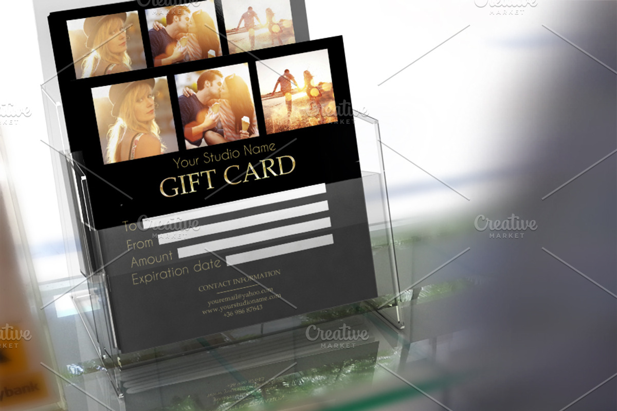 Elegant gift card, a Card Template by annago