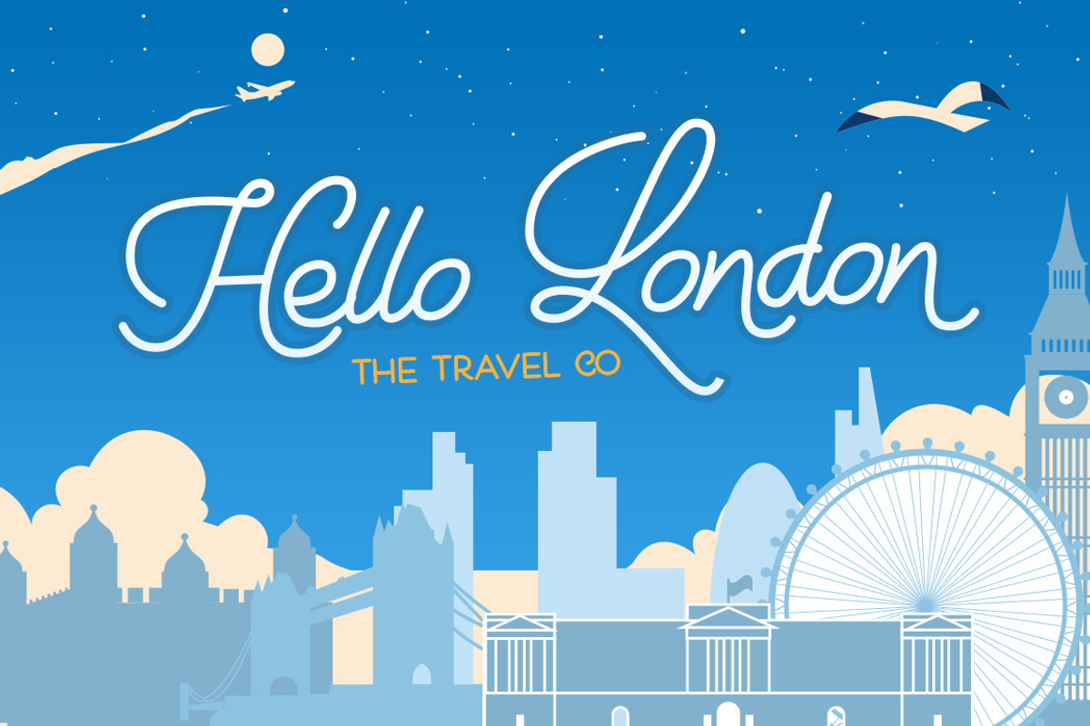 Holiday Travel Font Duo, a Script Font by Salt & Pepper Designs