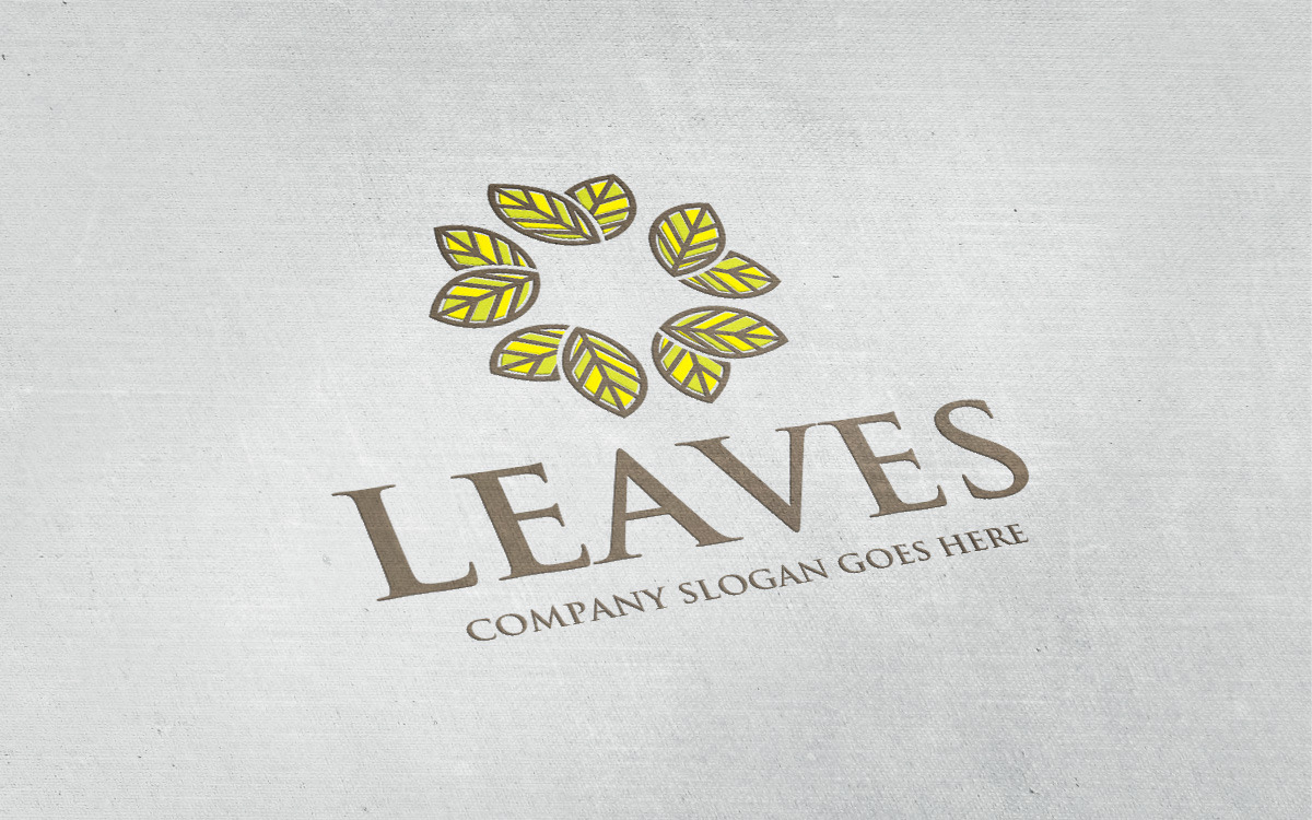 Leaves Logo, a Branding & Logo Template by Mariyana | Creative Market