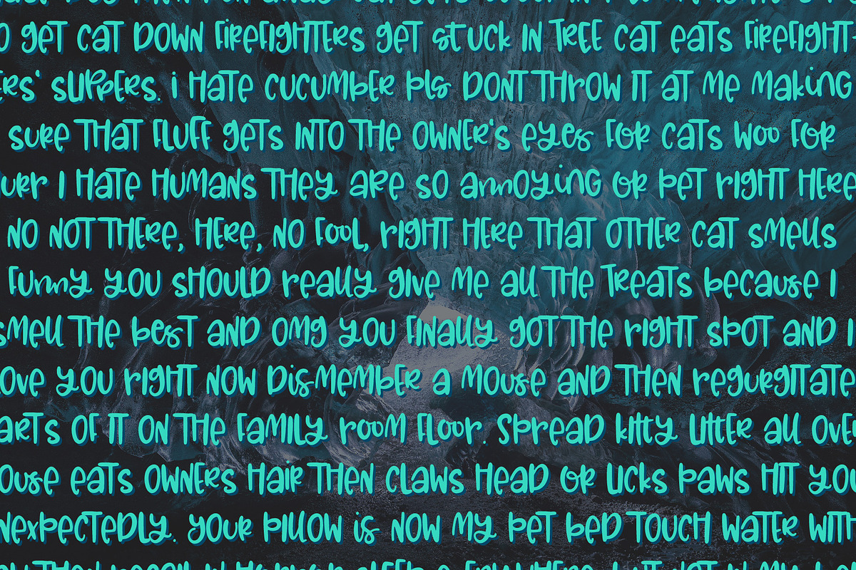 Dark Blue, a Font by OnTheSpotStudio