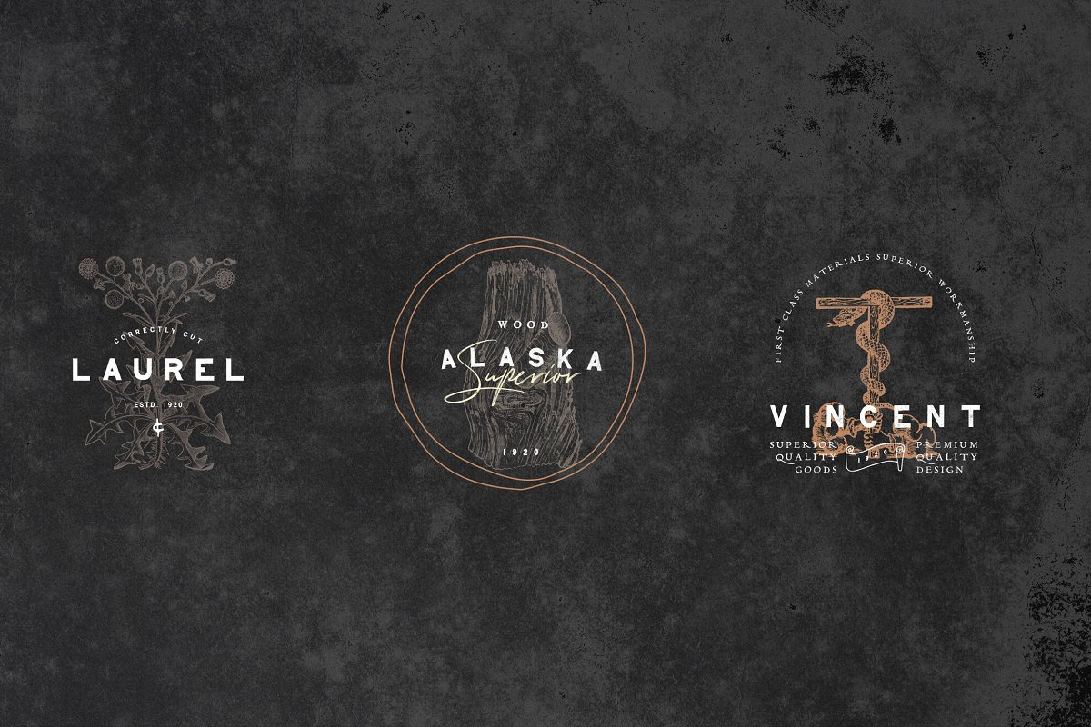 Hermetic Type Foundry Bundle, a Serif Font by Nomad Visuals