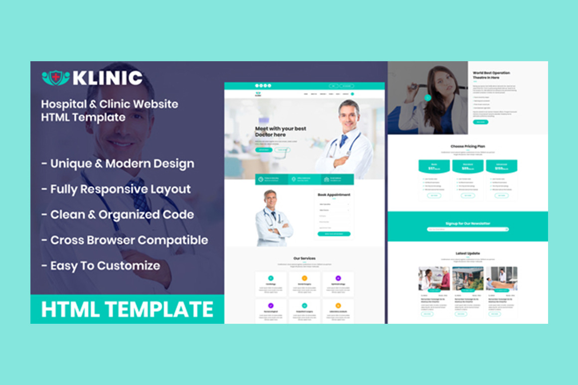 Klinic-Hospital HTML Template