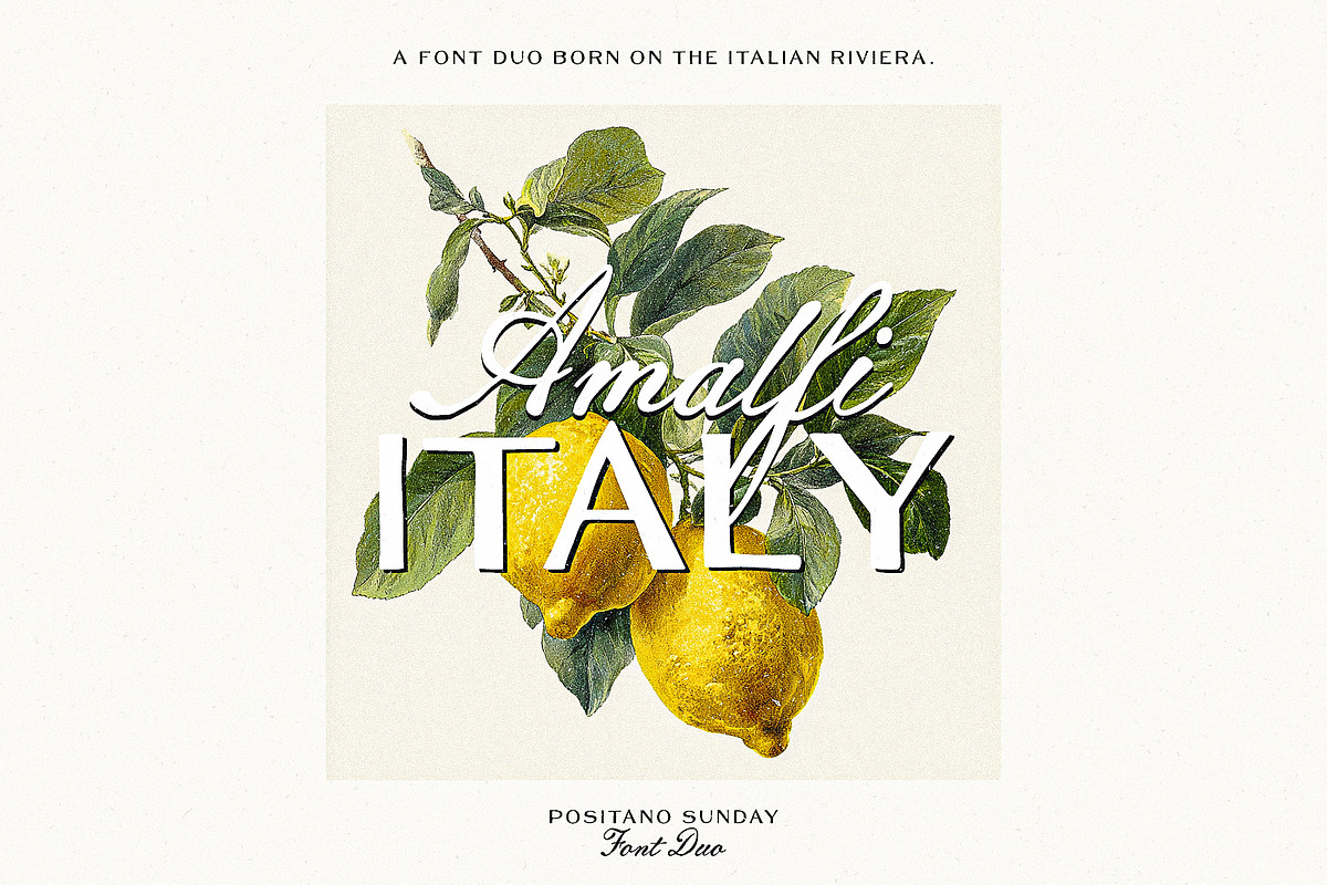 Positano Sunday Font Trio, a Handwritten Font by Ivan Rosenberg