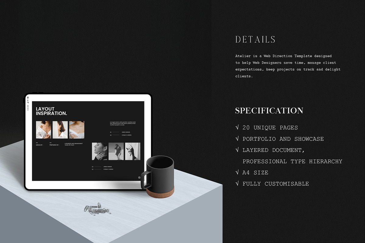 Web Direction Template, a Brochure Template by GoldenPixelStudio