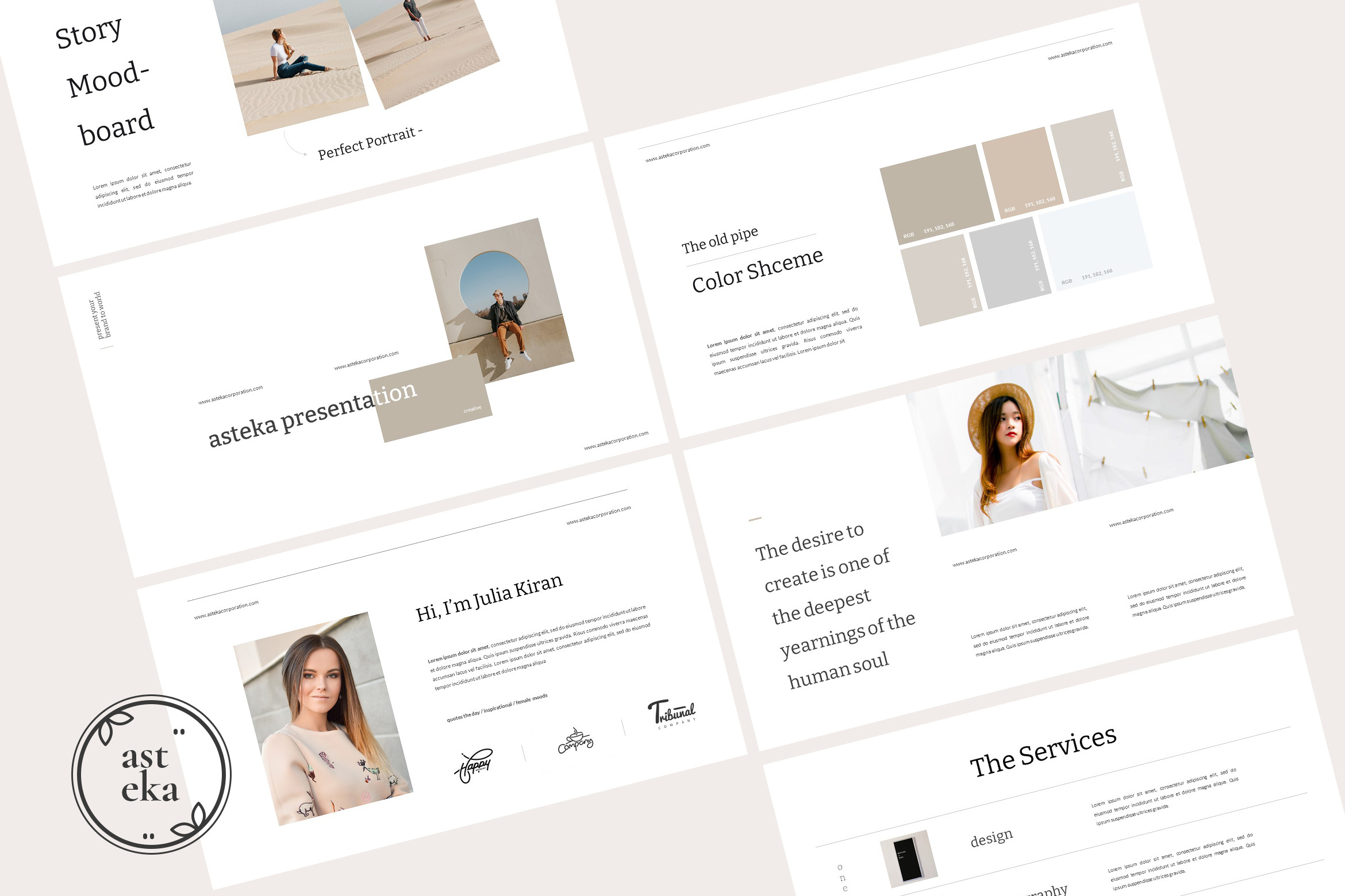Asteka - Powerpoint Template, a Presentation Template by kylyman