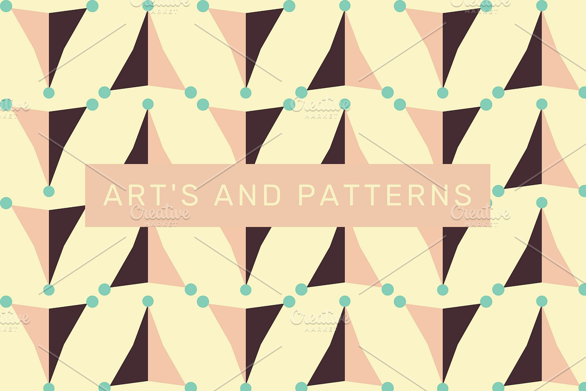 50s Mid century patterns pack, a Pattern Graphic by Art's and patterns