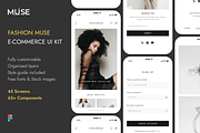 Minimalist Ecommerce UI Kit by UI Muse