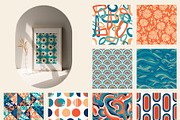 Retro 70s Seamless Patterns vol 1, a Pattern Graphic by mila_leev