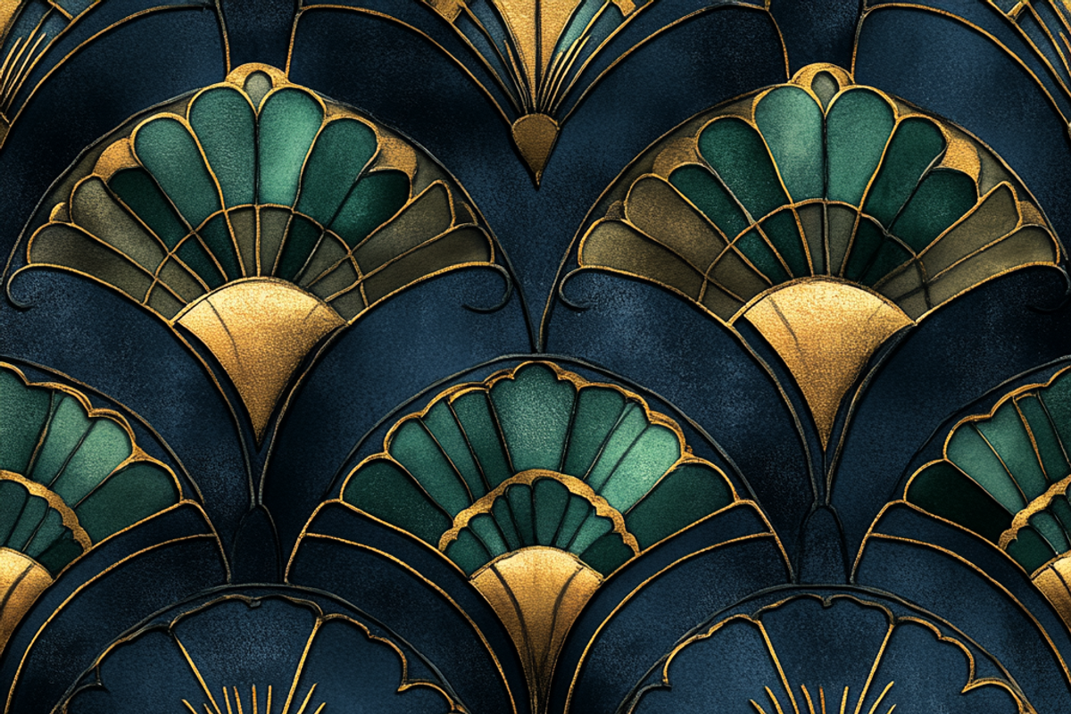 Art Deco Glam Seamless Pattern