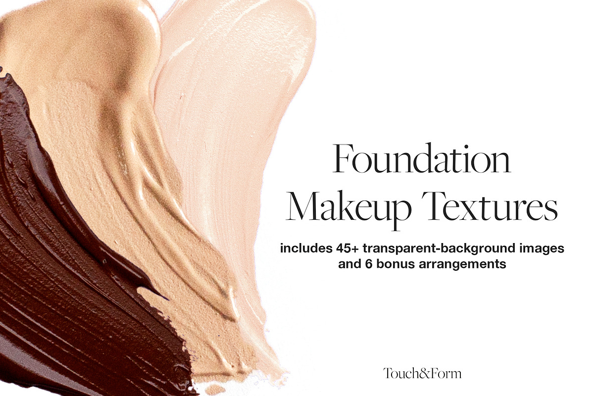 Foundation Makeup Textures, a Texture Graphic by Touch and Form