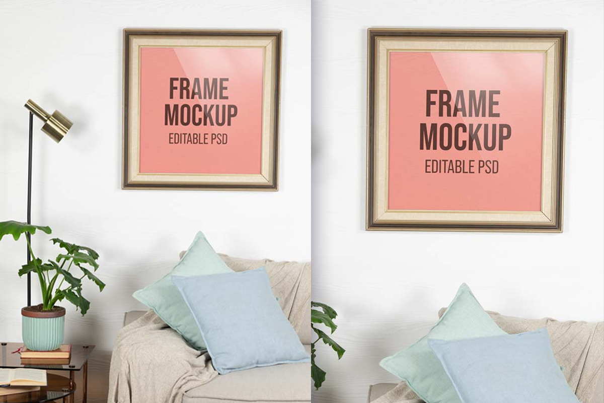 Square Frames Mockup, a Mockup by wavebreak