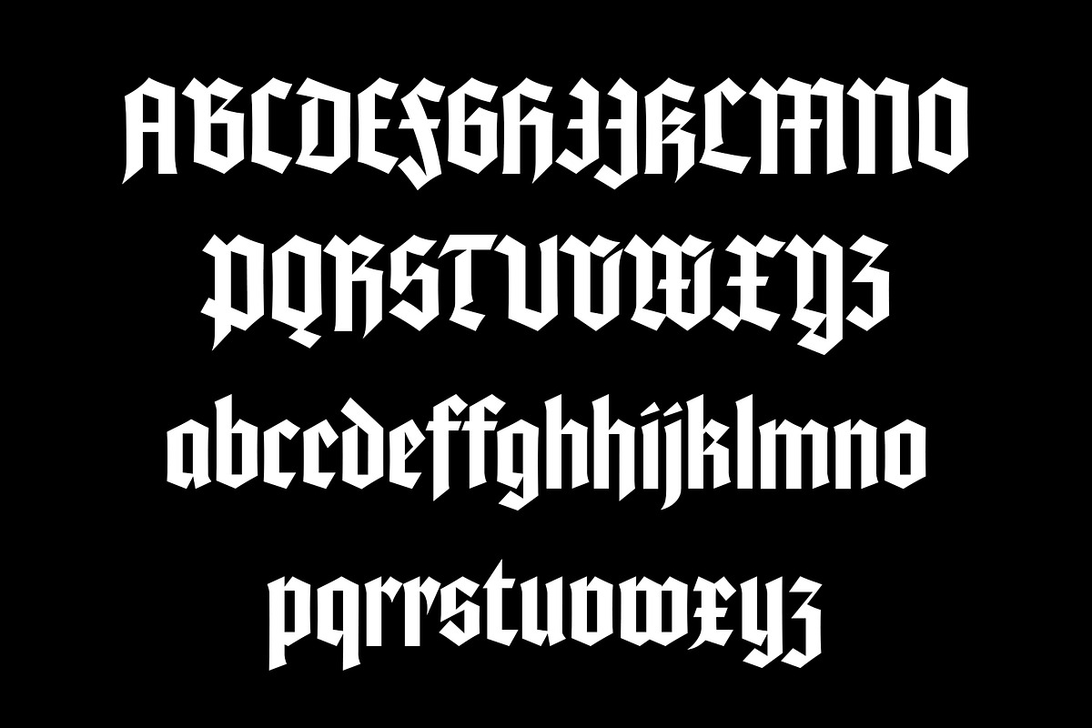 ED Smither - Blackletter typeface