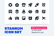 Stannum Icon Set - 300 Solid icons!, a Solid Icon by iconland