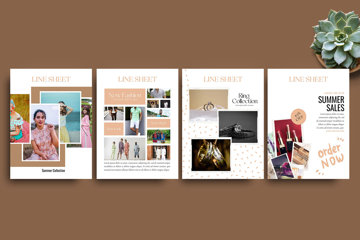 Canva Line Sheet Flyer Template, a Stationery Template by Ultimate ...
