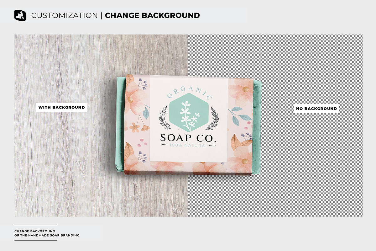 Handmade Soap Branding Mockup